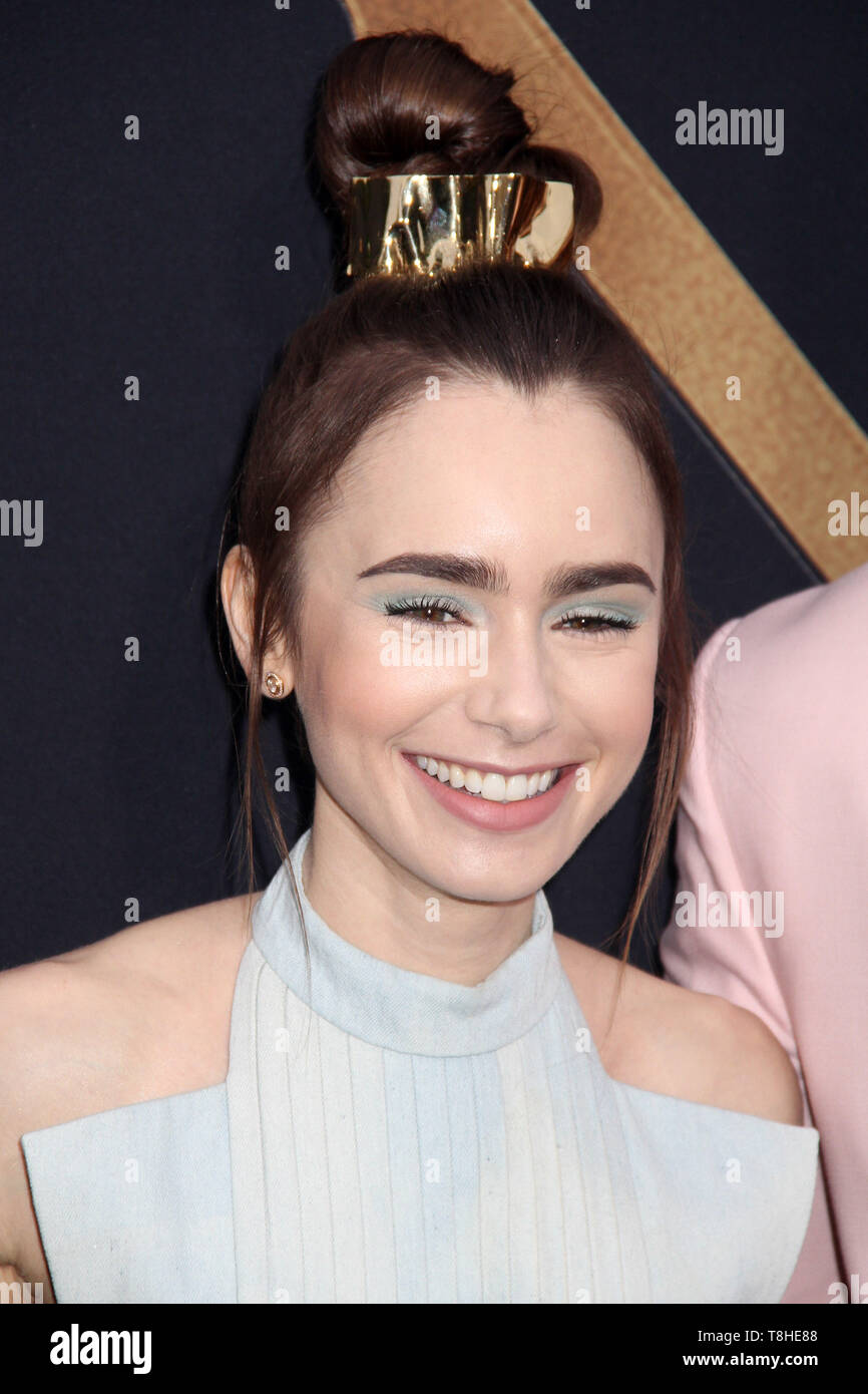 Lily Collins 05/08/2019 The Los Angeles Premiere of "Tolkien" held at ...