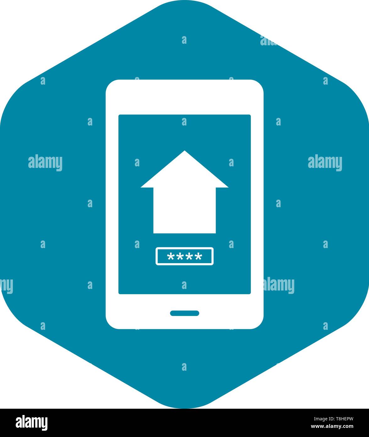 Working phone icon, simple style Stock Vector Image & Art - Alamy