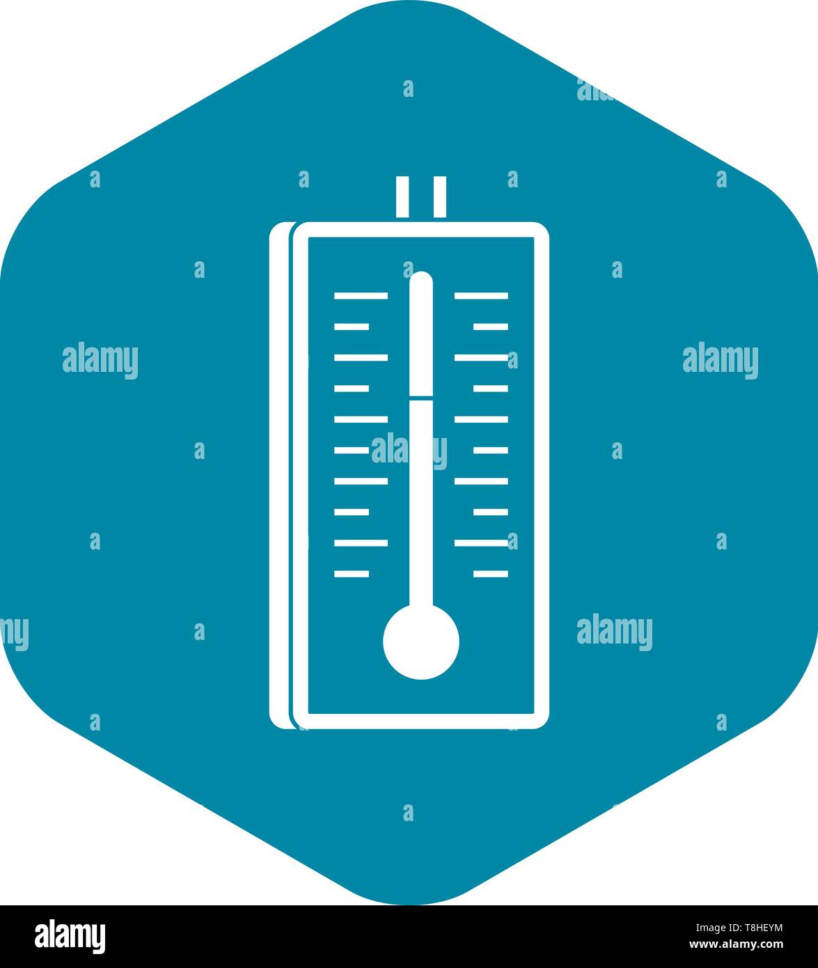 Thermometer icon, simple style Stock Vector Image & Art - Alamy
