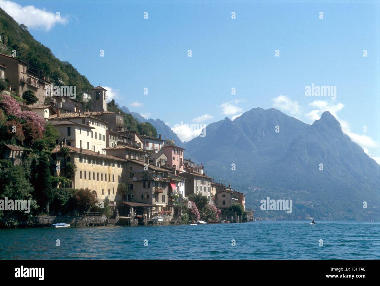 The Gandria village on Lugano lake (Switzerland Stock Photo - Alamy