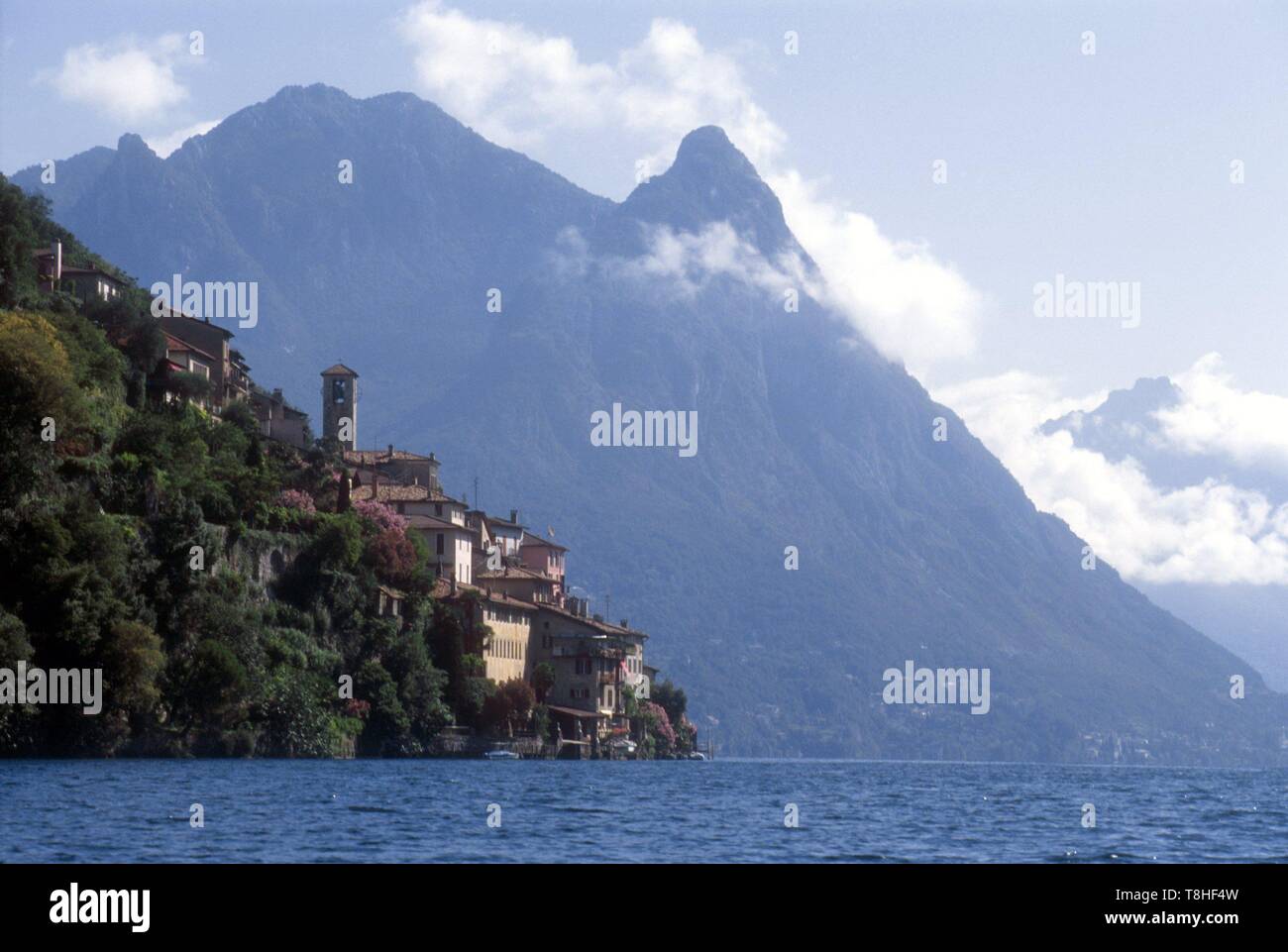 The Gandria village on Lugano lake (Switzerland Stock Photo - Alamy