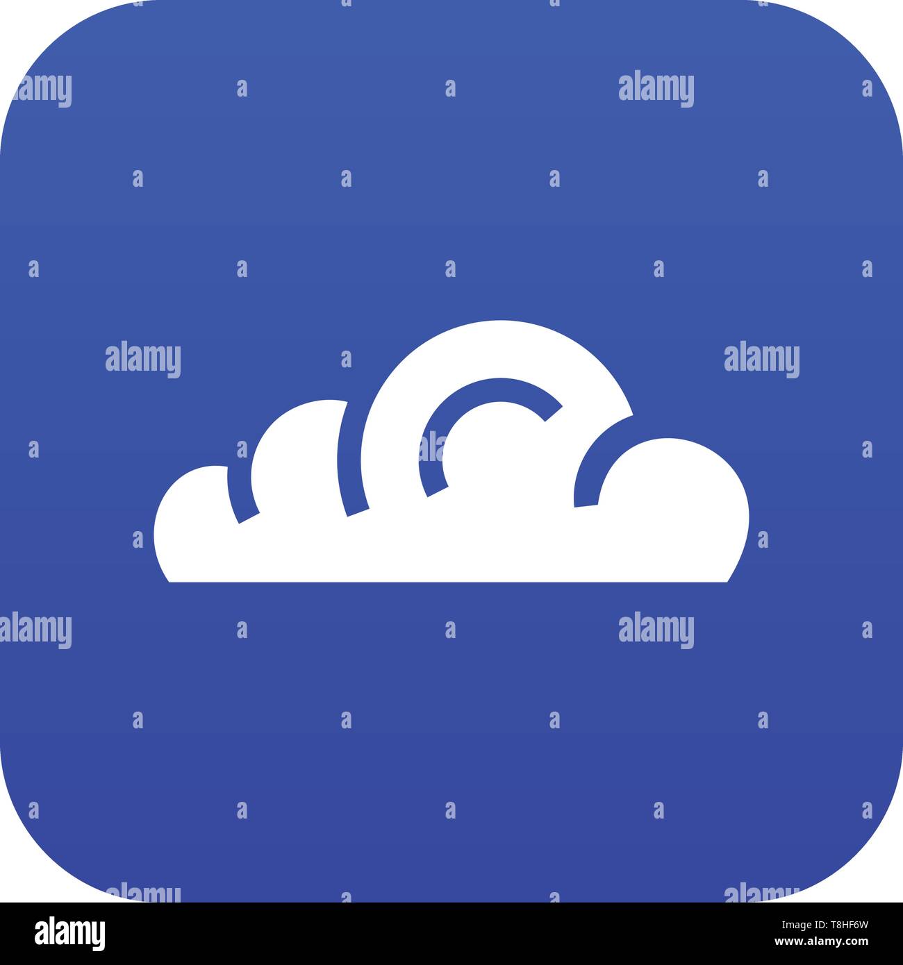 App cloud icon blue vector Stock Vector Image & Art - Alamy