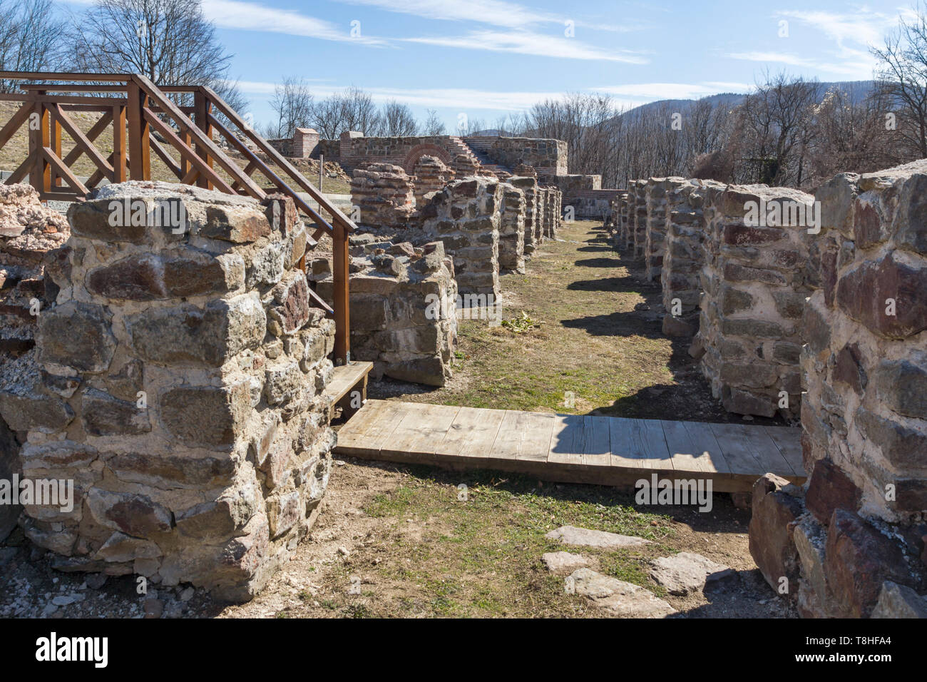 Remnants of Antique Roman fortress The Trajan's Gate, Sofia Region ...