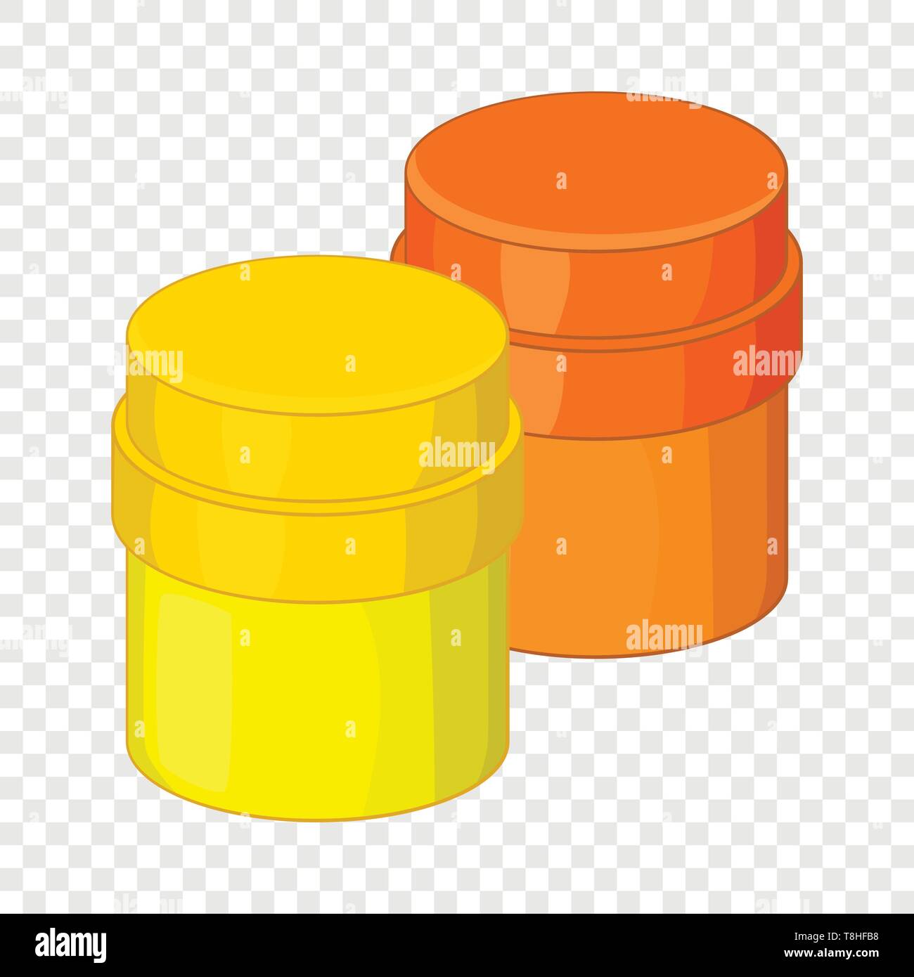 Paint cans icon, cartoon style Stock Vector Image & Art - Alamy