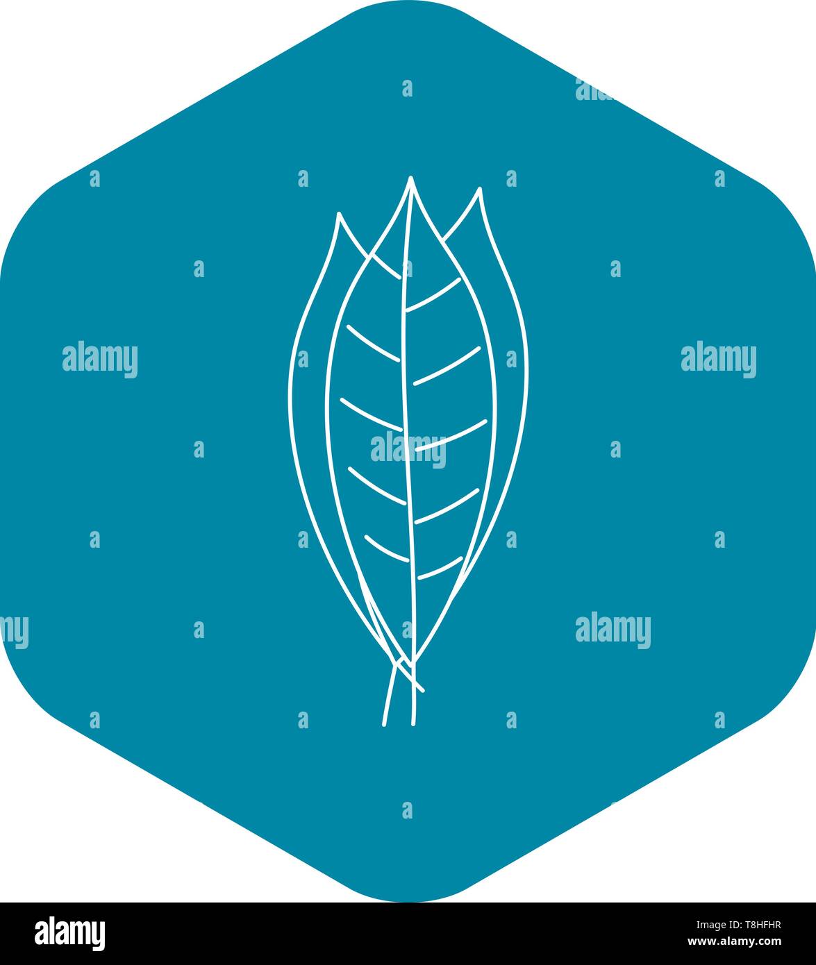 Bay leaves icon, outline style Stock Vector Image & Art - Alamy