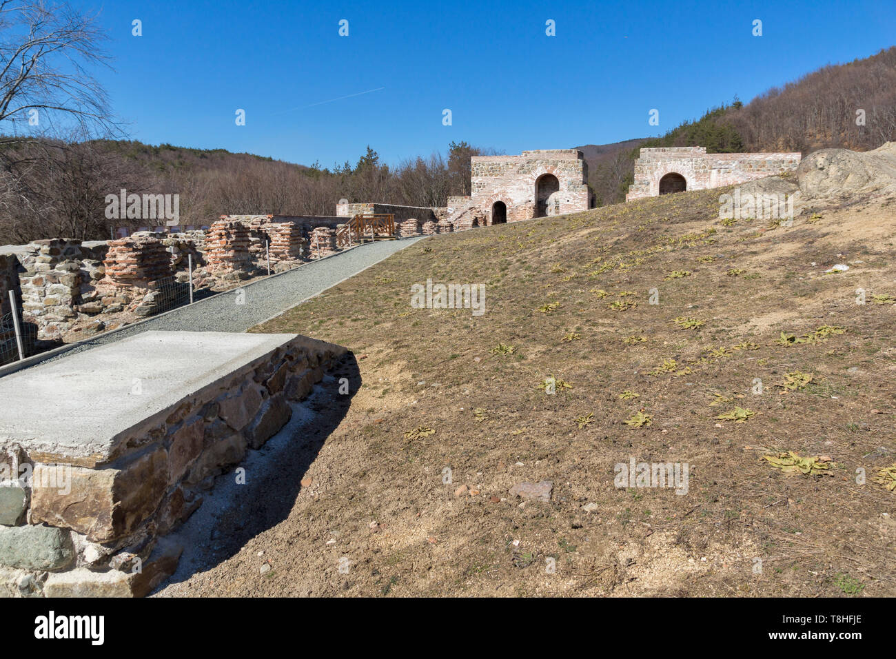Remnants of Antique Roman fortress The Trajan's Gate, Sofia Region ...