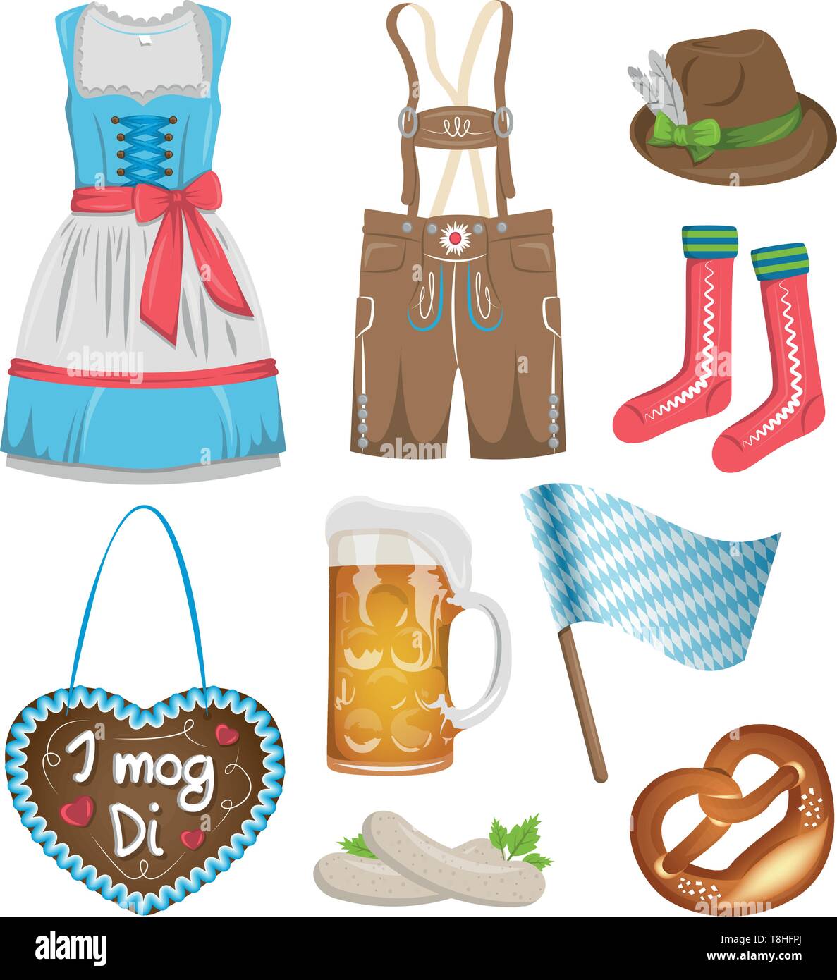 oktoberfest icons set Stock Vector Image & Art - Alamy