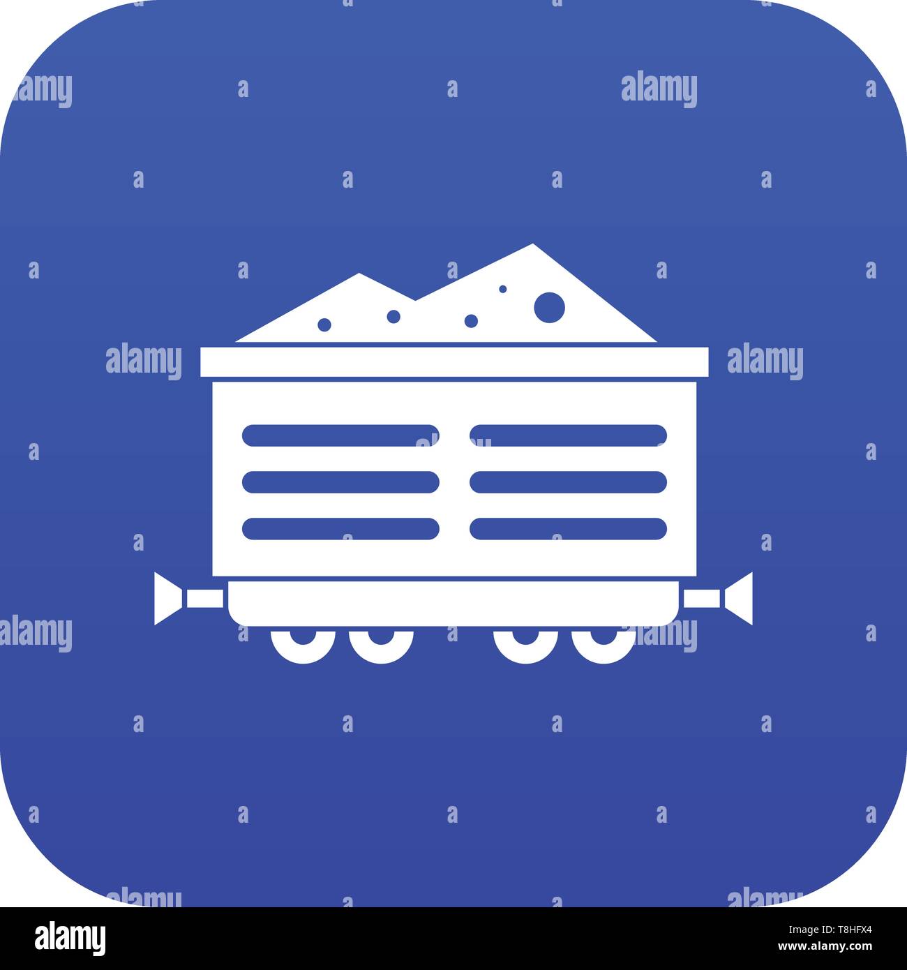 Empty coal train Stock Vector Images - Alamy