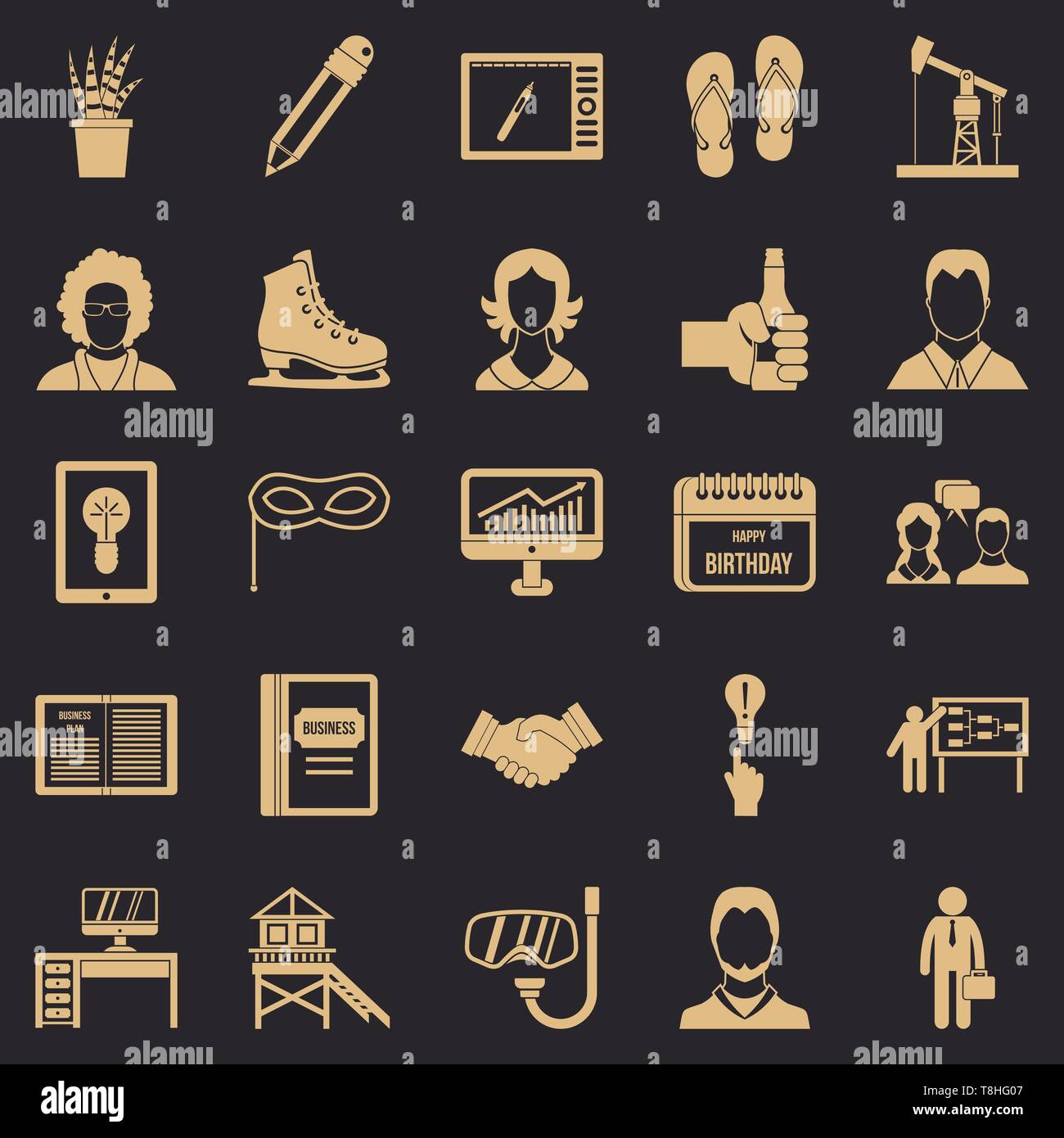 Joint interview Stock Vector Images - Alamy