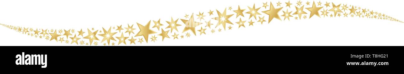 star trail gold Stock Vector Image & Art - Alamy