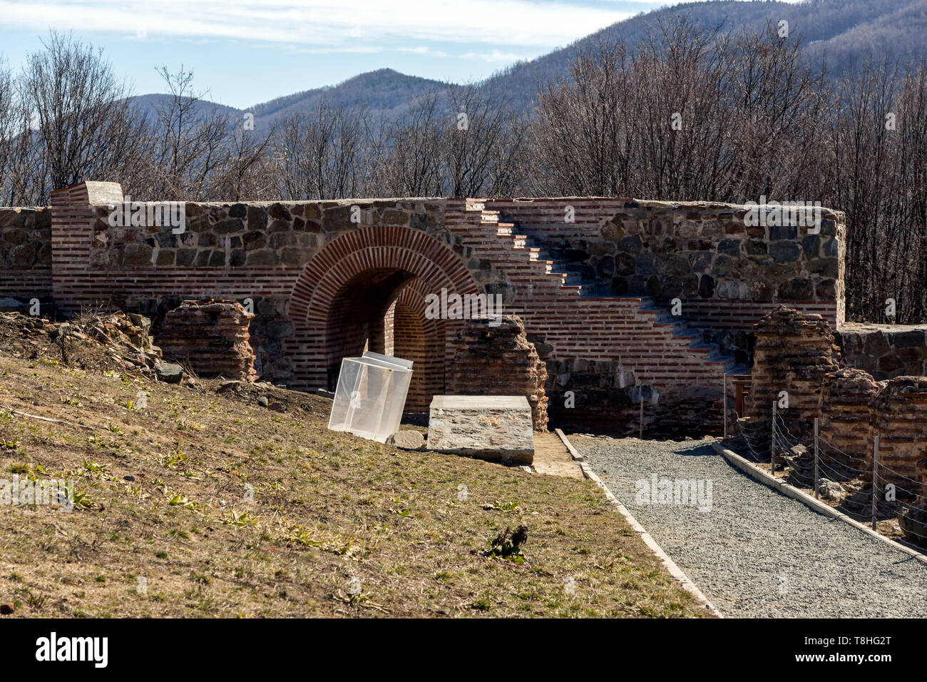 Remnants of Antique Roman fortress The Trajan's Gate, Sofia Region ...