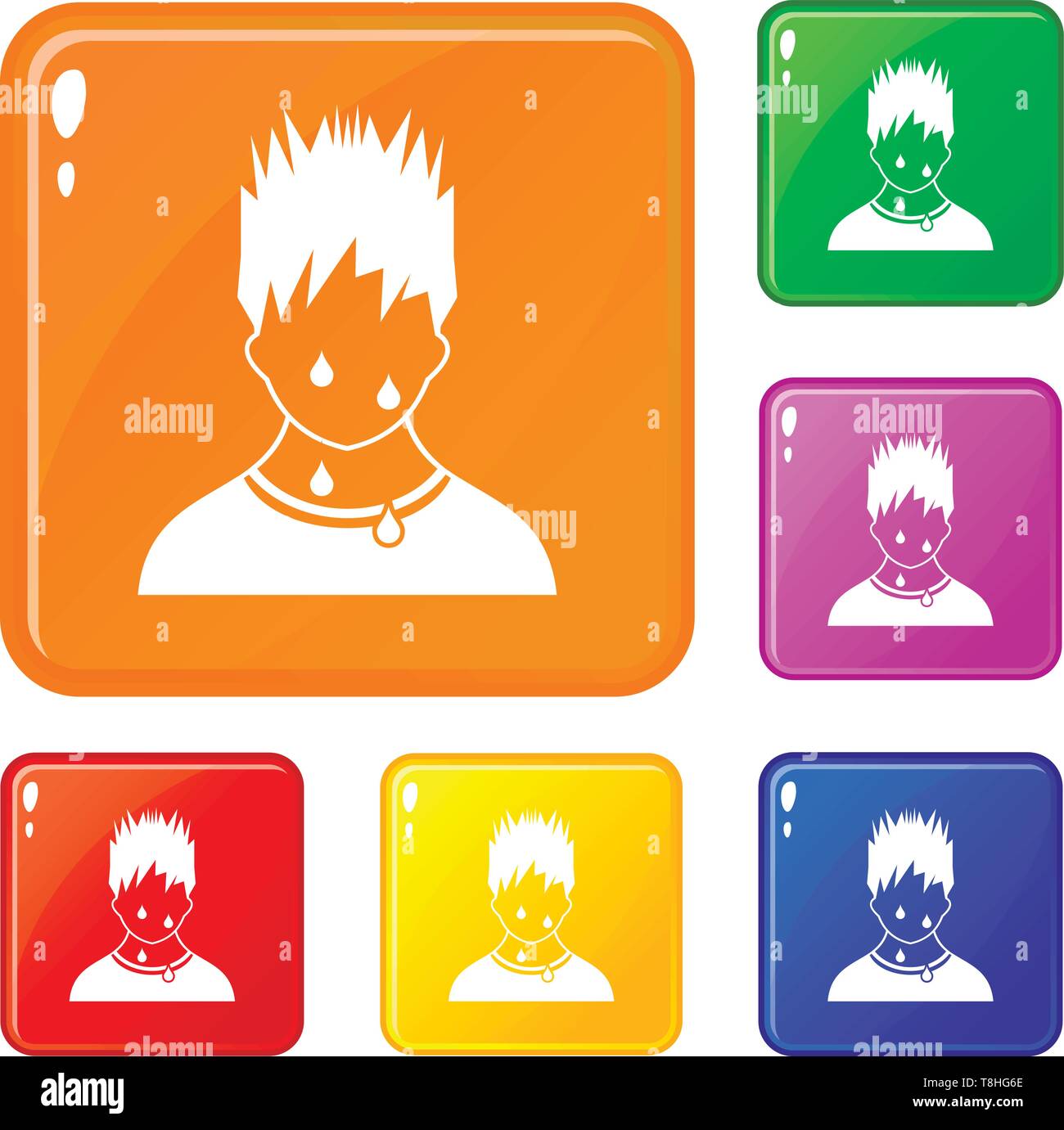 Man single scared Stock Vector Images - Alamy