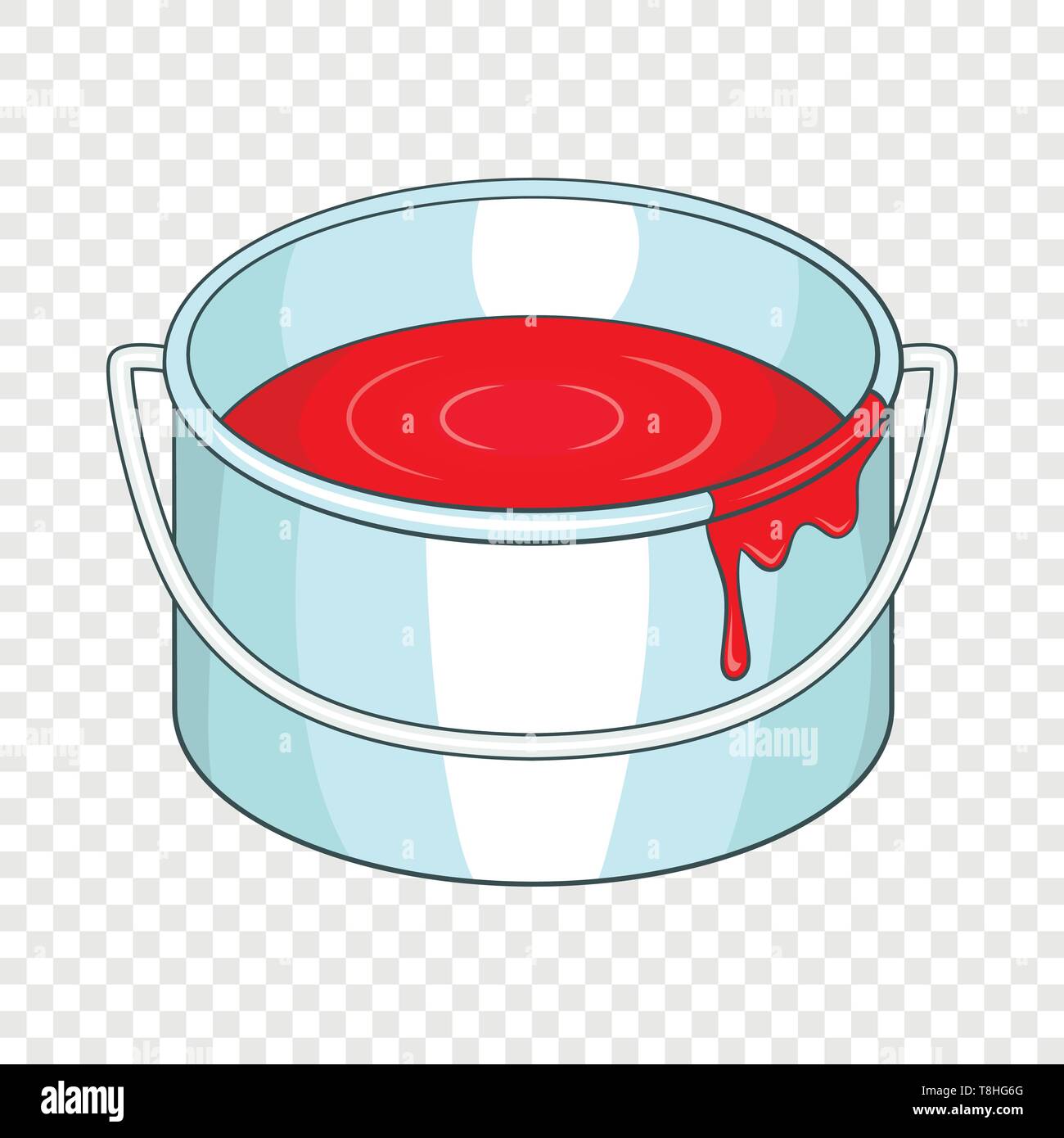 Paint bucket icon, cartoon style Stock Vector Image & Art - Alamy