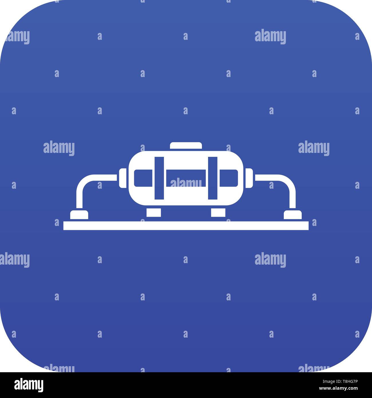 Oil production icon digital blue Stock Vector Image & Art - Alamy