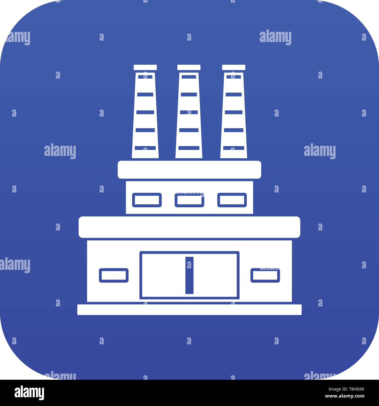 Large oil refinery icon Stock Vector Images - Alamy