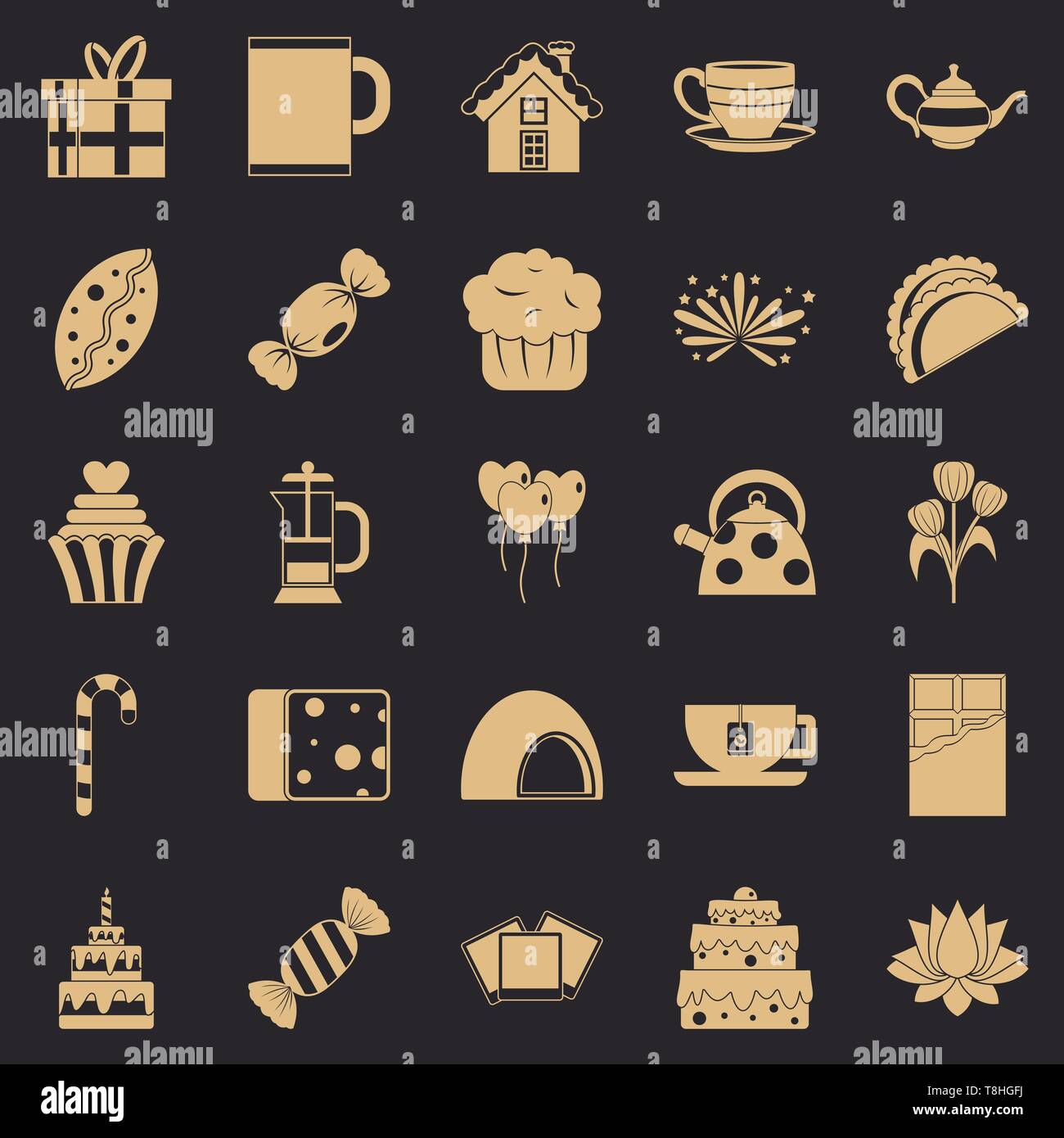 Bun fight Stock Vector Images - Alamy