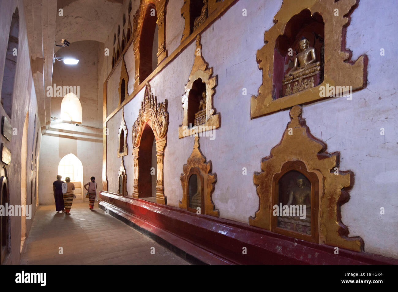 Temple ananda temple interior hi-res stock photography and images - Alamy