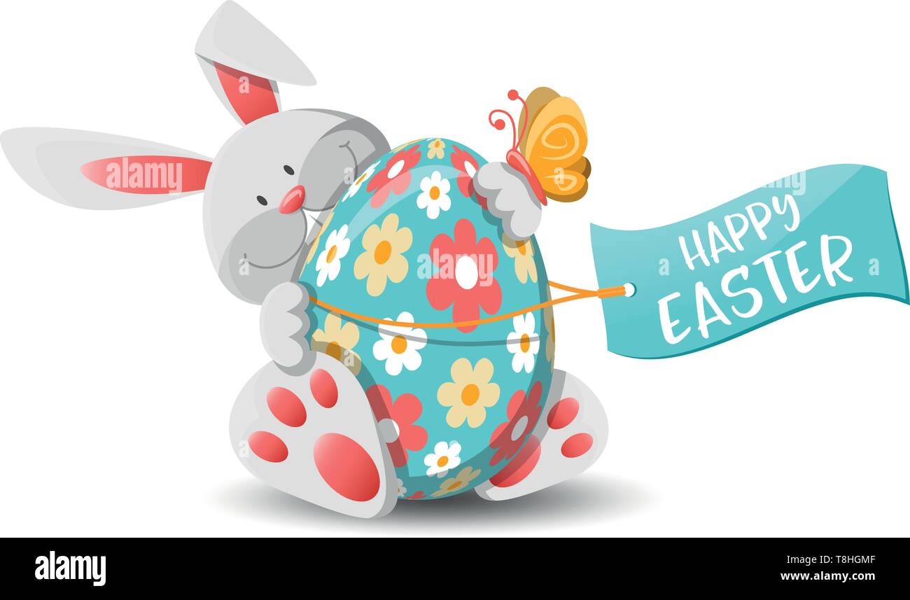 Easter egg hunt flowers Stock Vector Images - Alamy