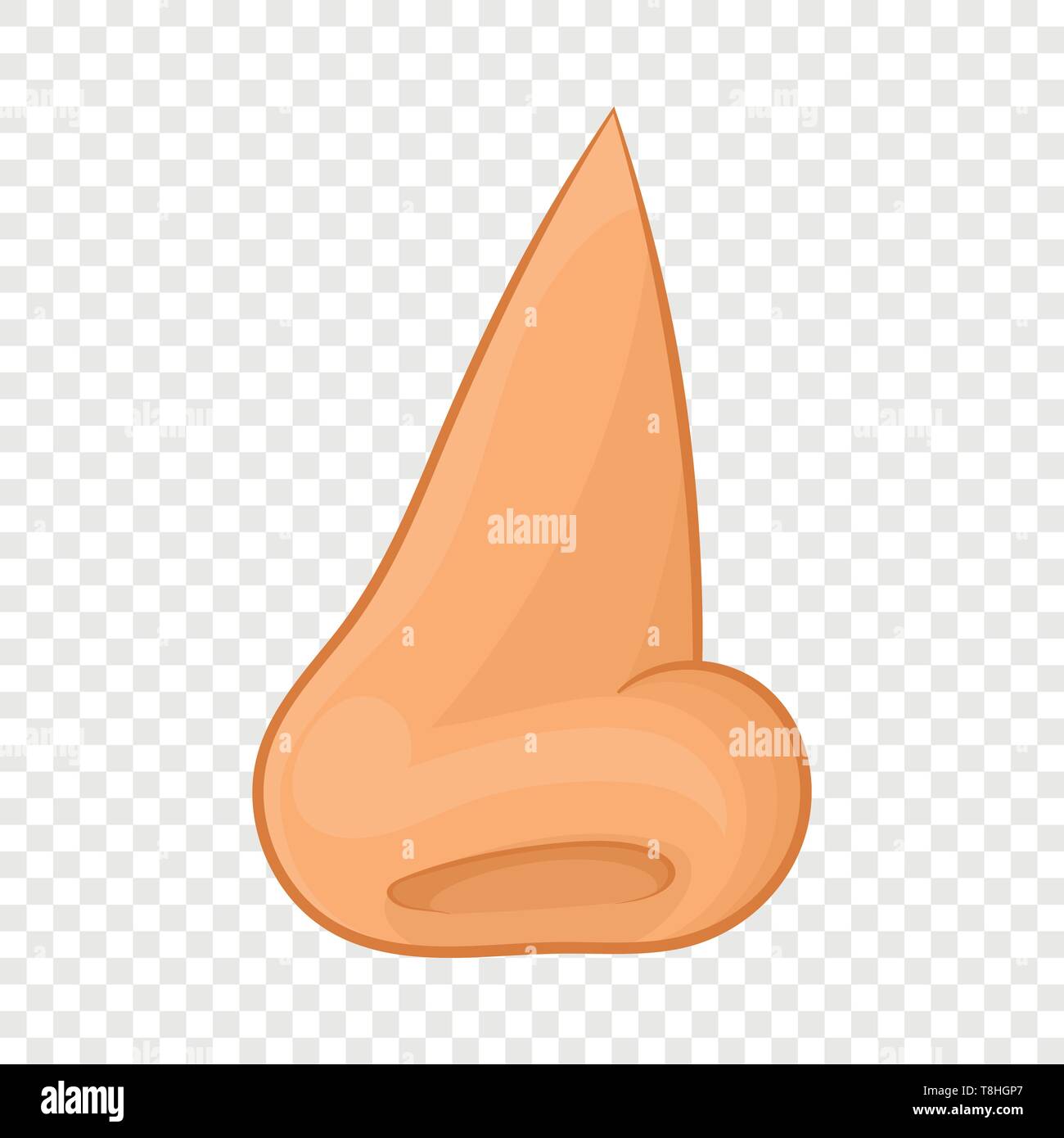 Nose icon, cartoon style Stock Vector Image & Art - Alamy