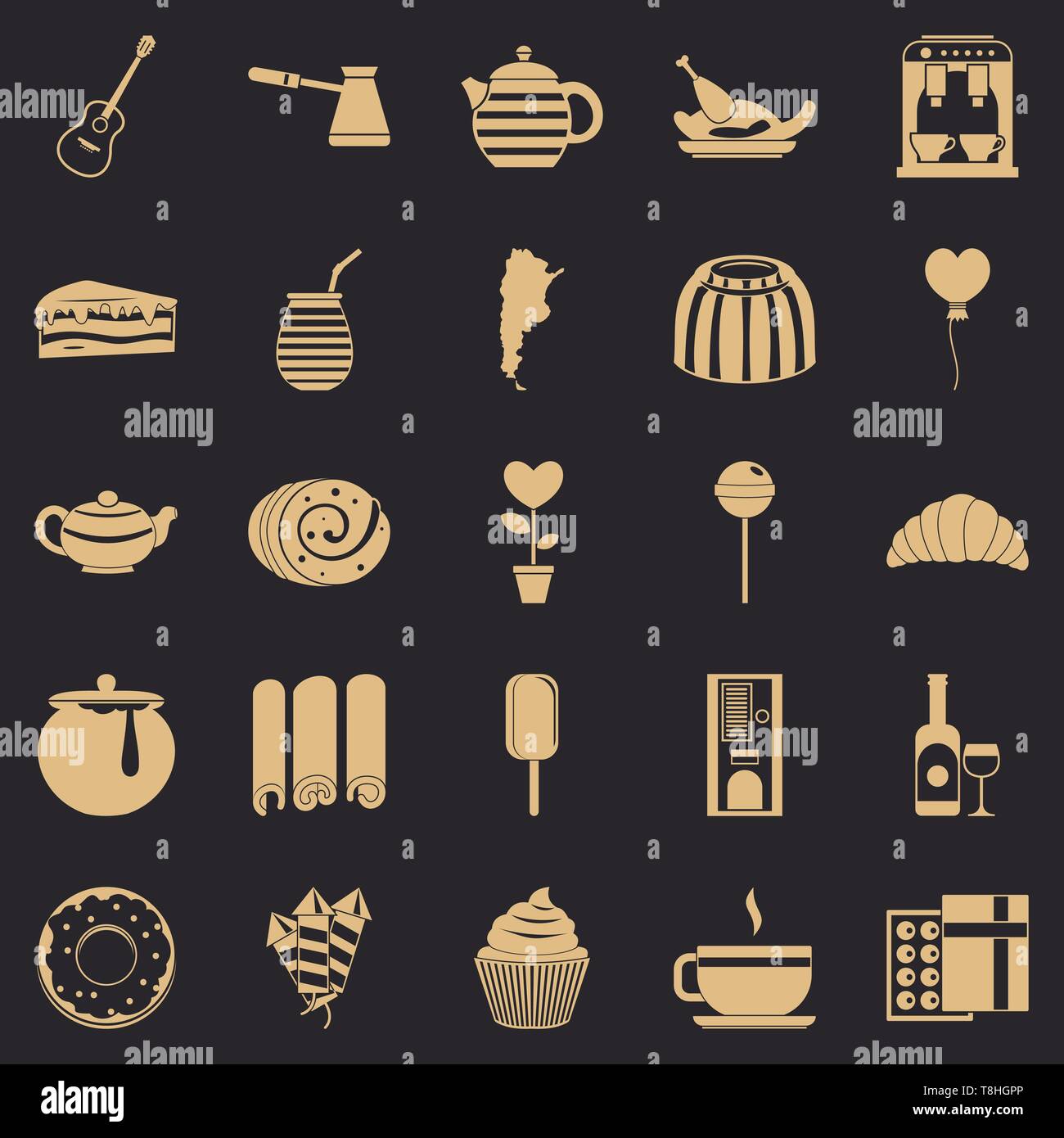 Healthy bar latte Stock Vector Images - Alamy