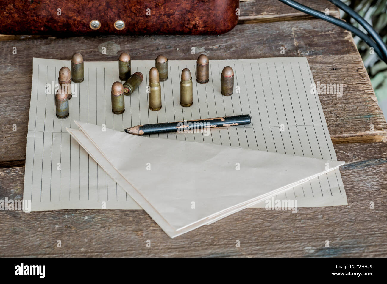 Rustic military background hi-res stock photography and images - Alamy