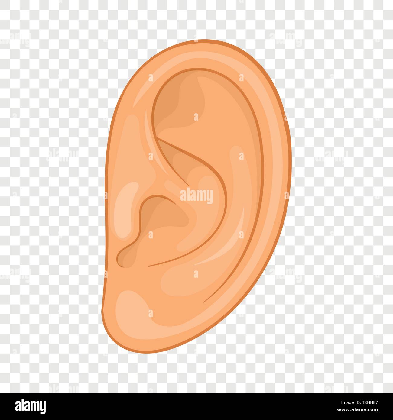 Ear icon, cartoon style Stock Vector Image & Art - Alamy