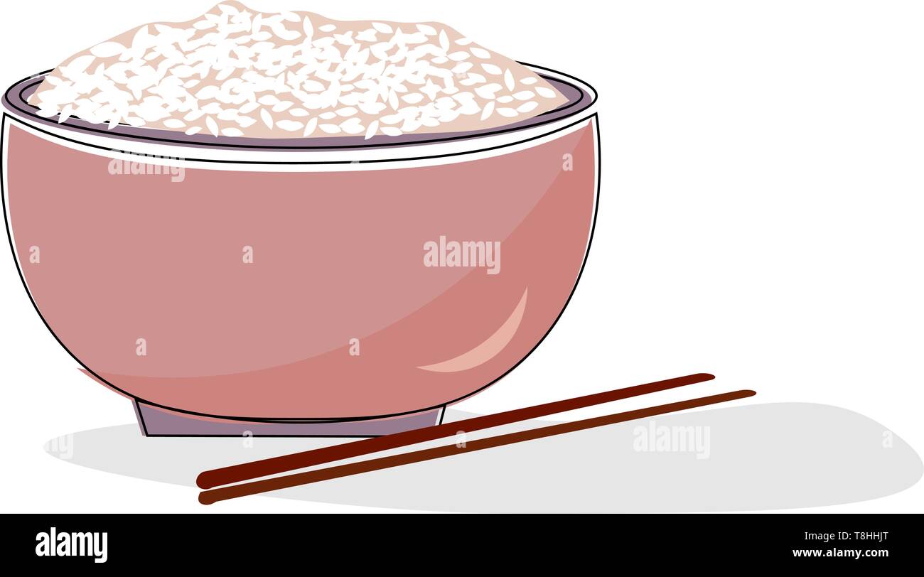 Bowl Of Rice Drawing