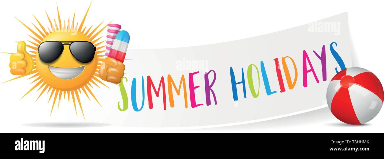 summer holidays banner Stock Vector Image & Art - Alamy