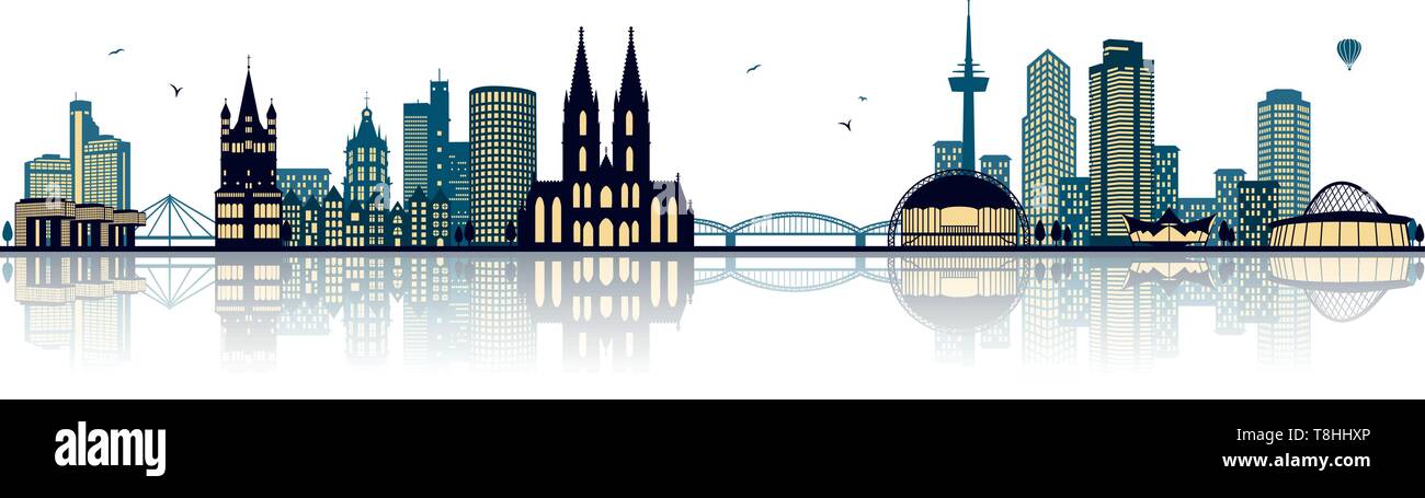 Cologne bridge Stock Vector Images - Alamy