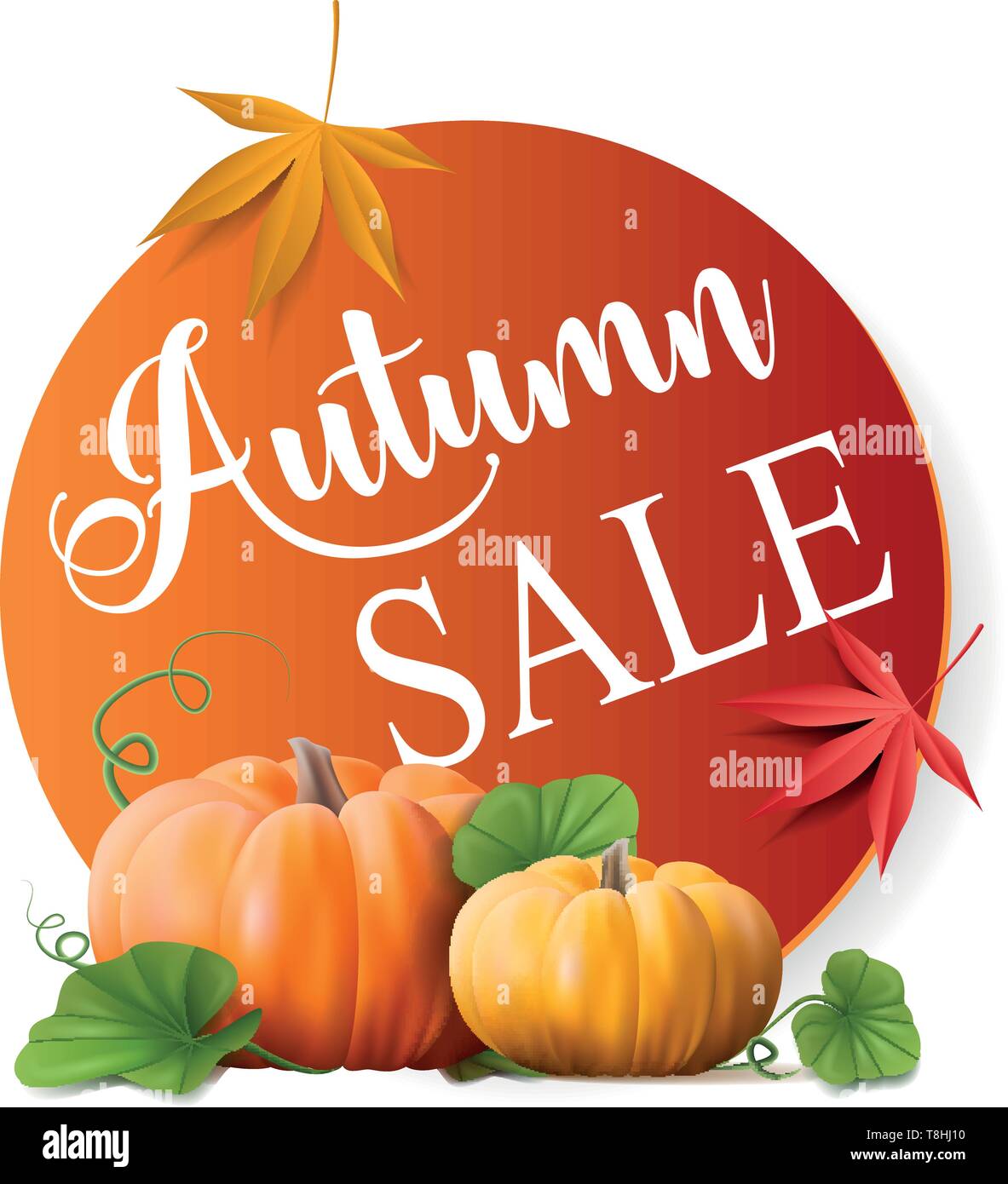 Pumpkins for sale sign Stock Vector Images - Alamy