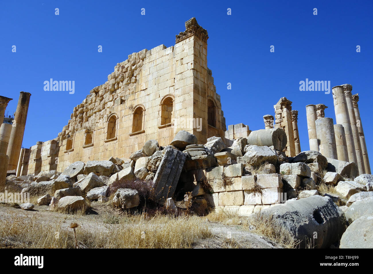 Ruins Jordan Temple Zeus High Resolution Stock Photography and Images ...