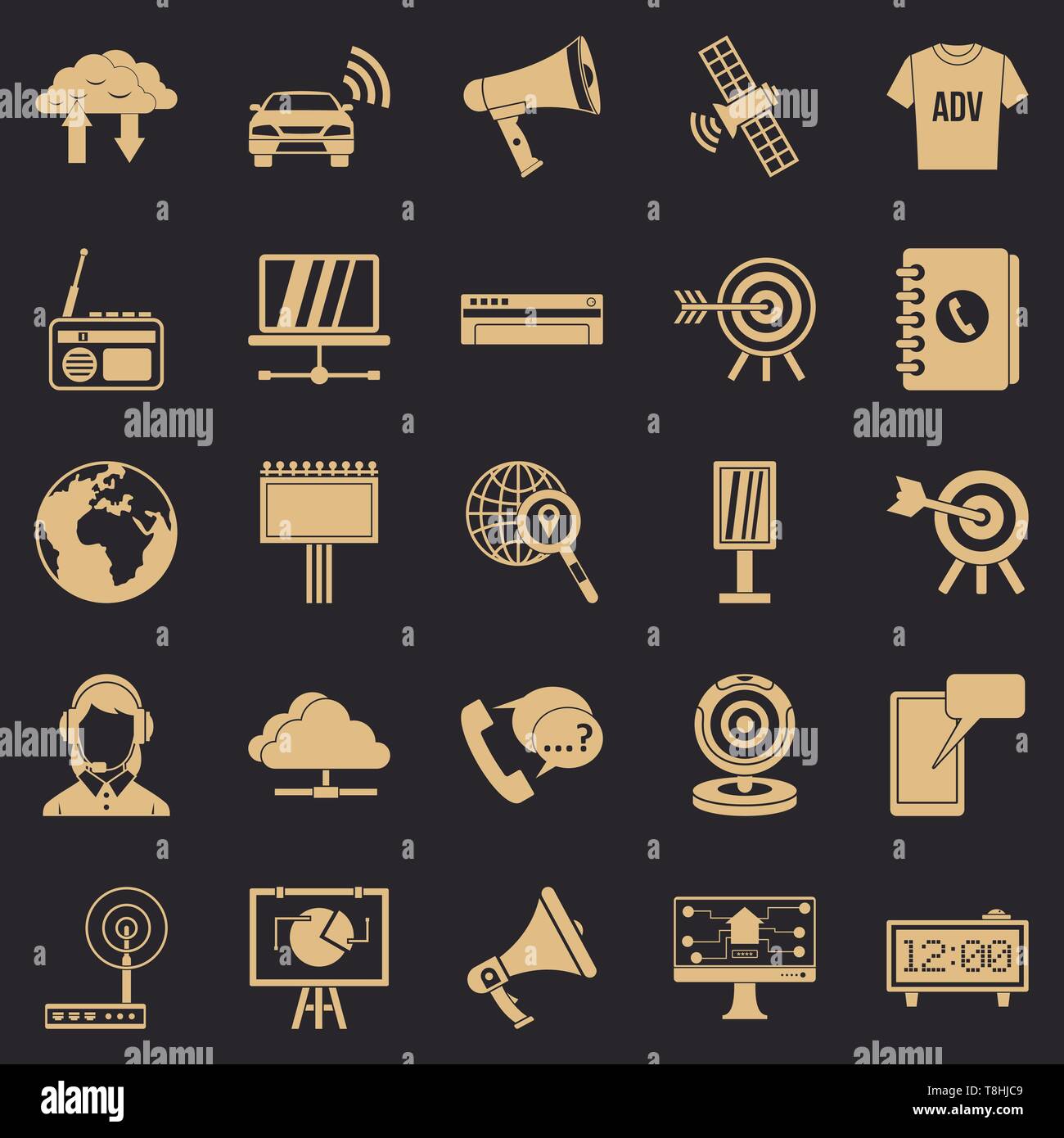 Telecasting Stock Vector Images - Alamy