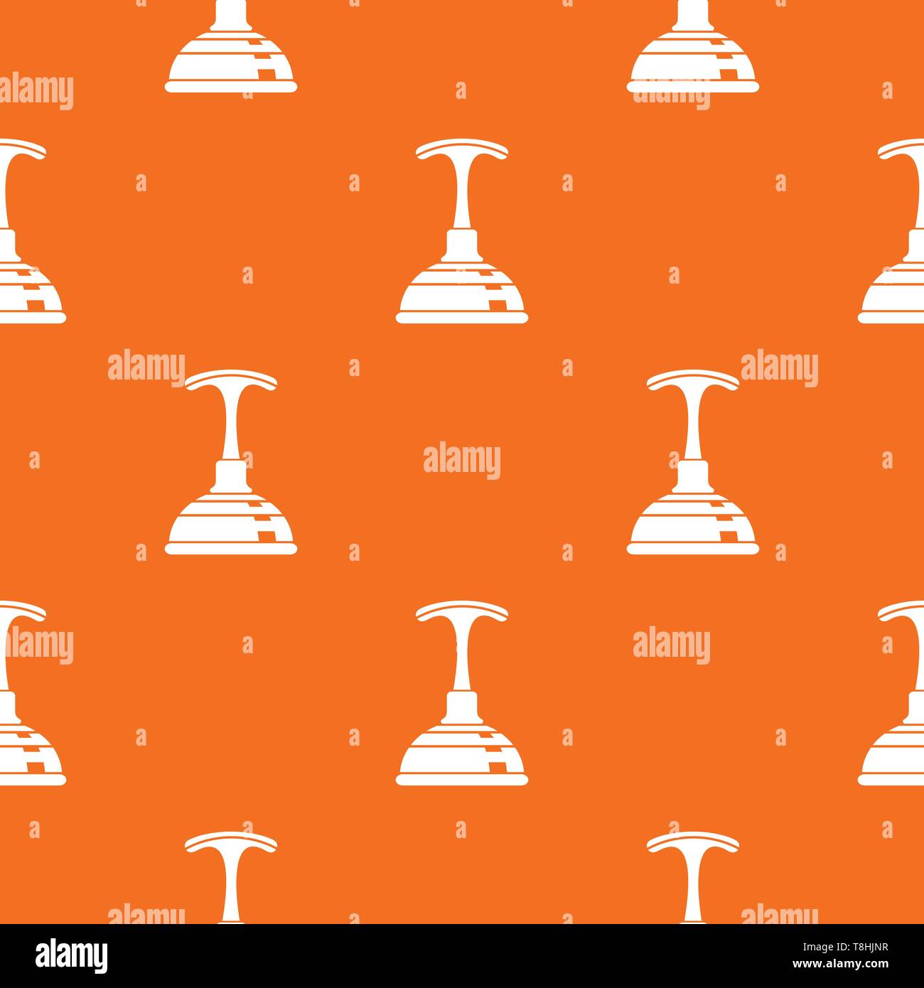 Plunger Pattern Vector Orange Stock Vector Image And Art Alamy