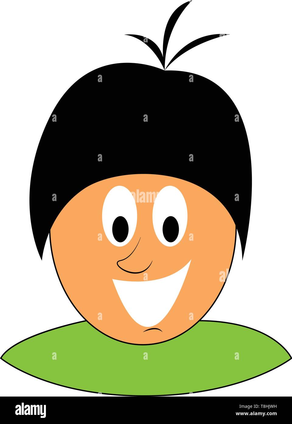 Bald hair Stock Vector Images - Alamy