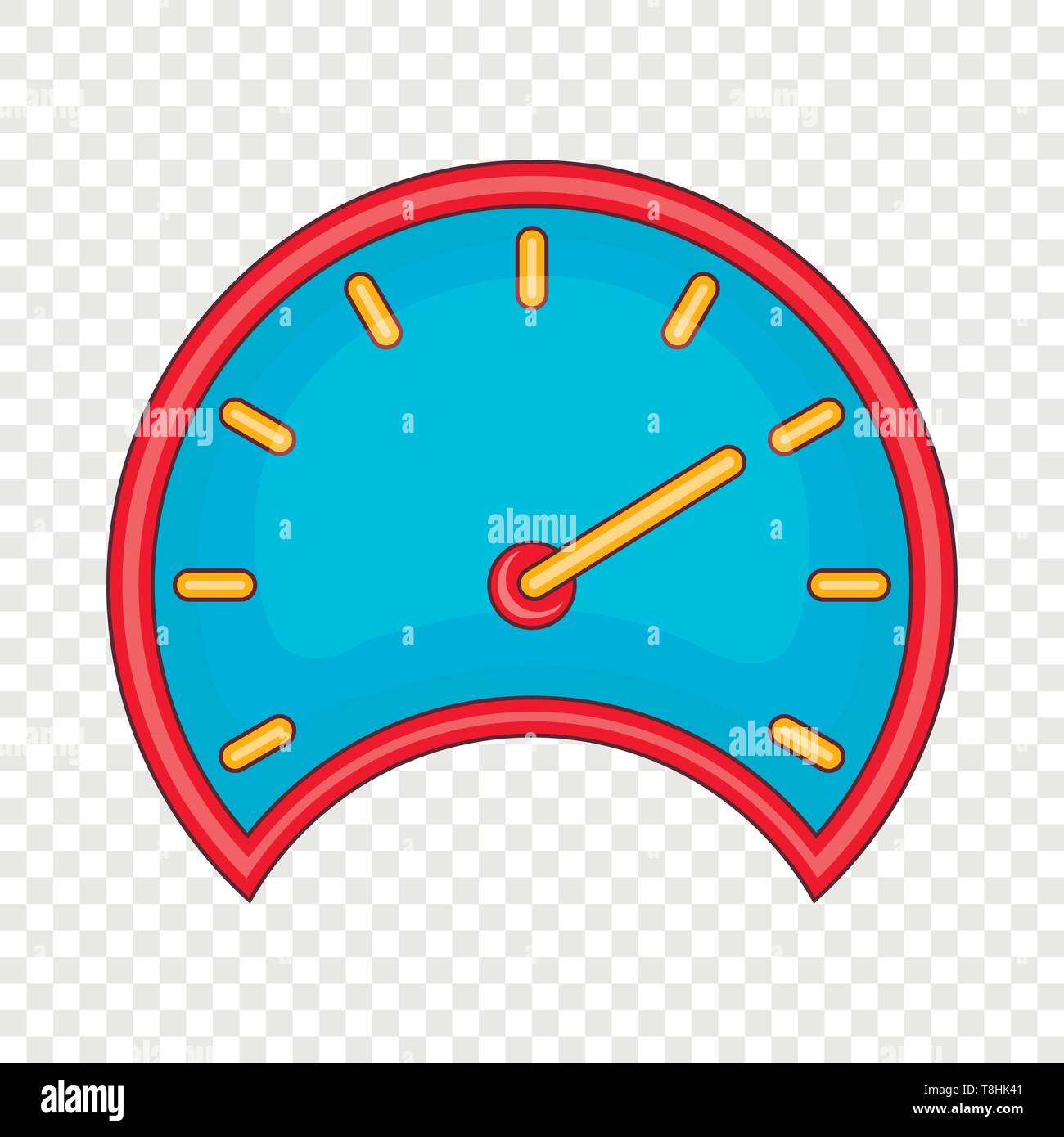 Speedometer odometer icon cartoon style Stock Vector Images - Alamy