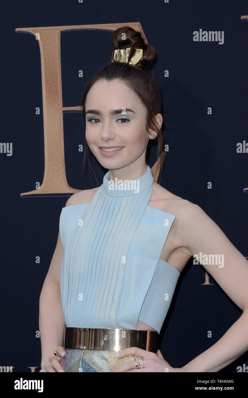 Los Angeles, CA, USA. 8th May, 2019. Lily Collins at arrivals for ...