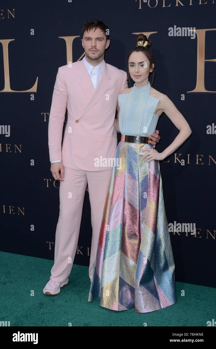 Los Angeles, CA, USA. 8th May, 2019. Nicholas Hoult, Lily Collins at ...