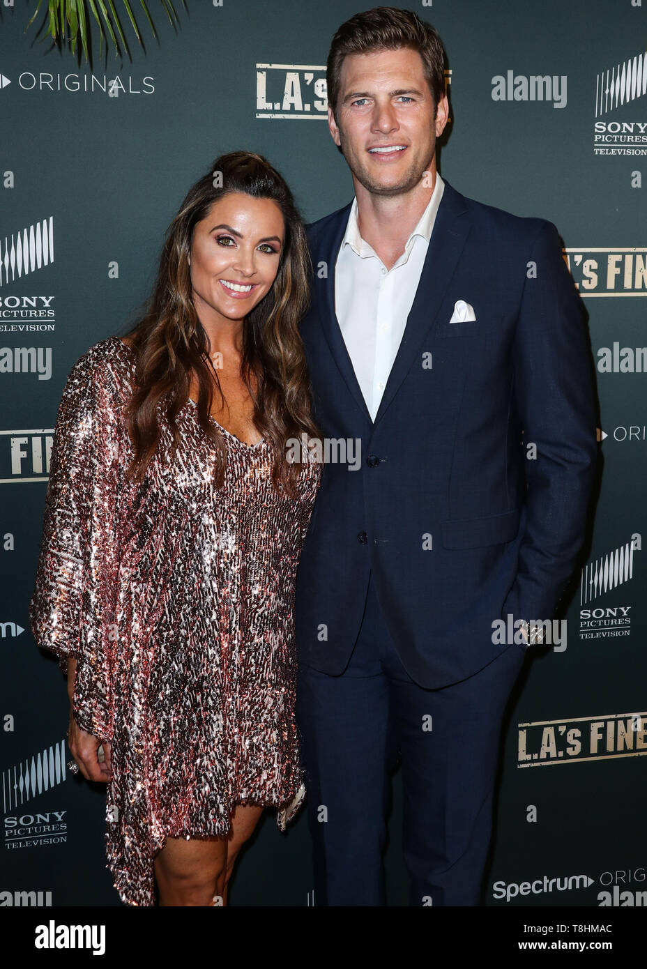 WEST HOLLYWOOD, LOS ANGELES, CALIFORNIA, USA - MAY 10: Danielle Kirlin and Ryan McPartlin arrive ...