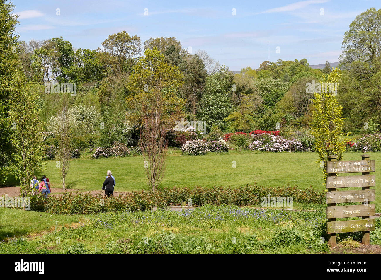 Dixon Park Belfast Northern Ireland. 13th May 2019. UK weather - a warm ...