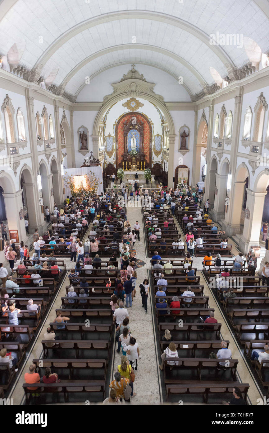 Sao Paulo, Brazil. 13th May, 2019. Faithful celebrate the day of Our ...