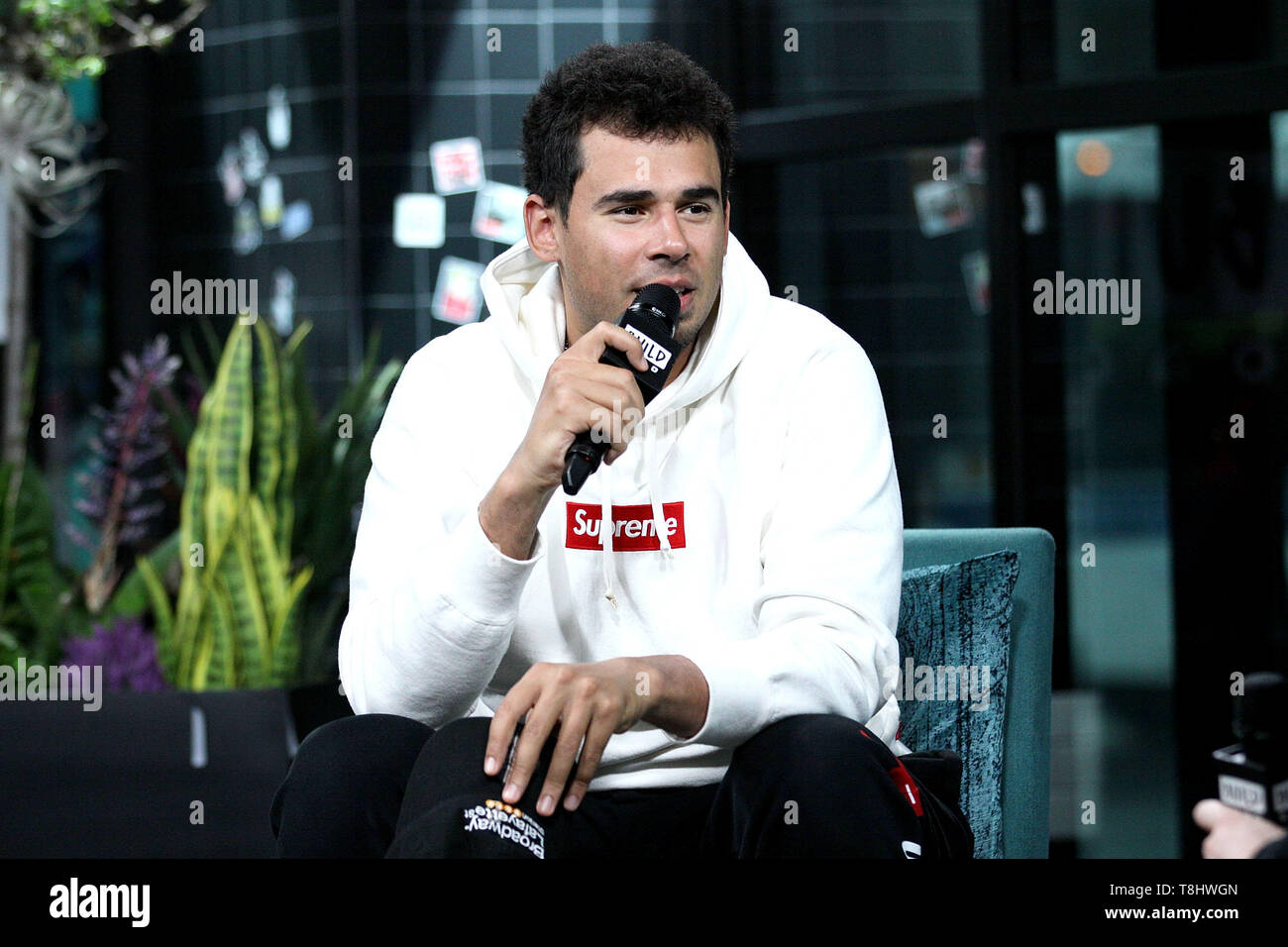 New York, USA. 13 May, 2019. Afrojack at the BUILD Series with Afrojack ...