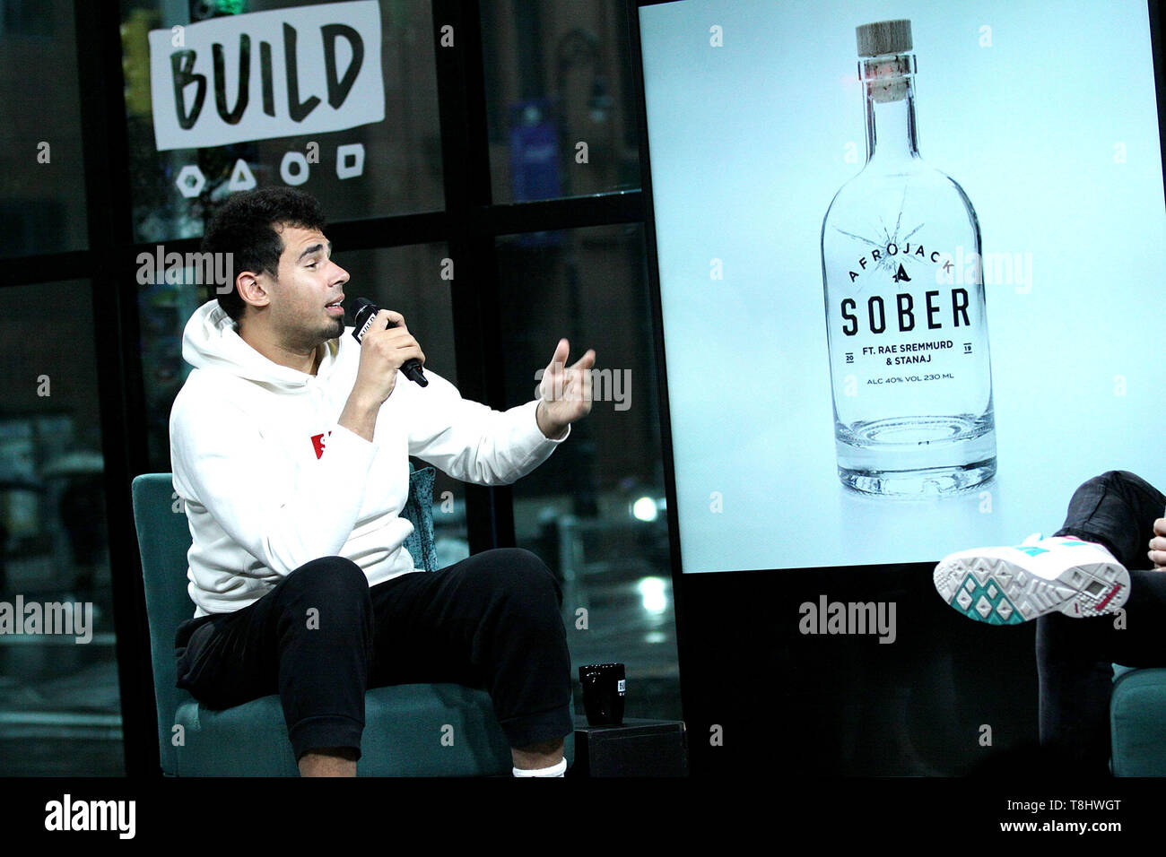 New York, USA. 13 May, 2019. Afrojack at the BUILD Series with Afrojack ...