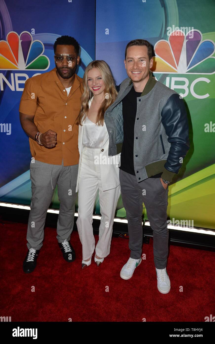 New York, NY, USA. 13th May, 2019. LaRoyce Hawkins, Tracy Spiridakos ...