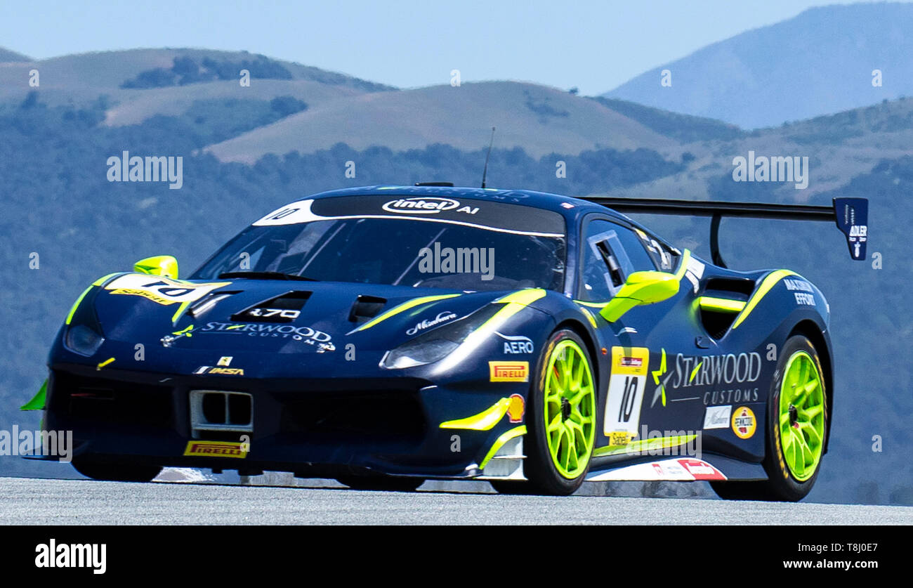 May 11 2019 Monterey CA, U.S.A. #10 Karl Williams of Broadway Ferrari ...
