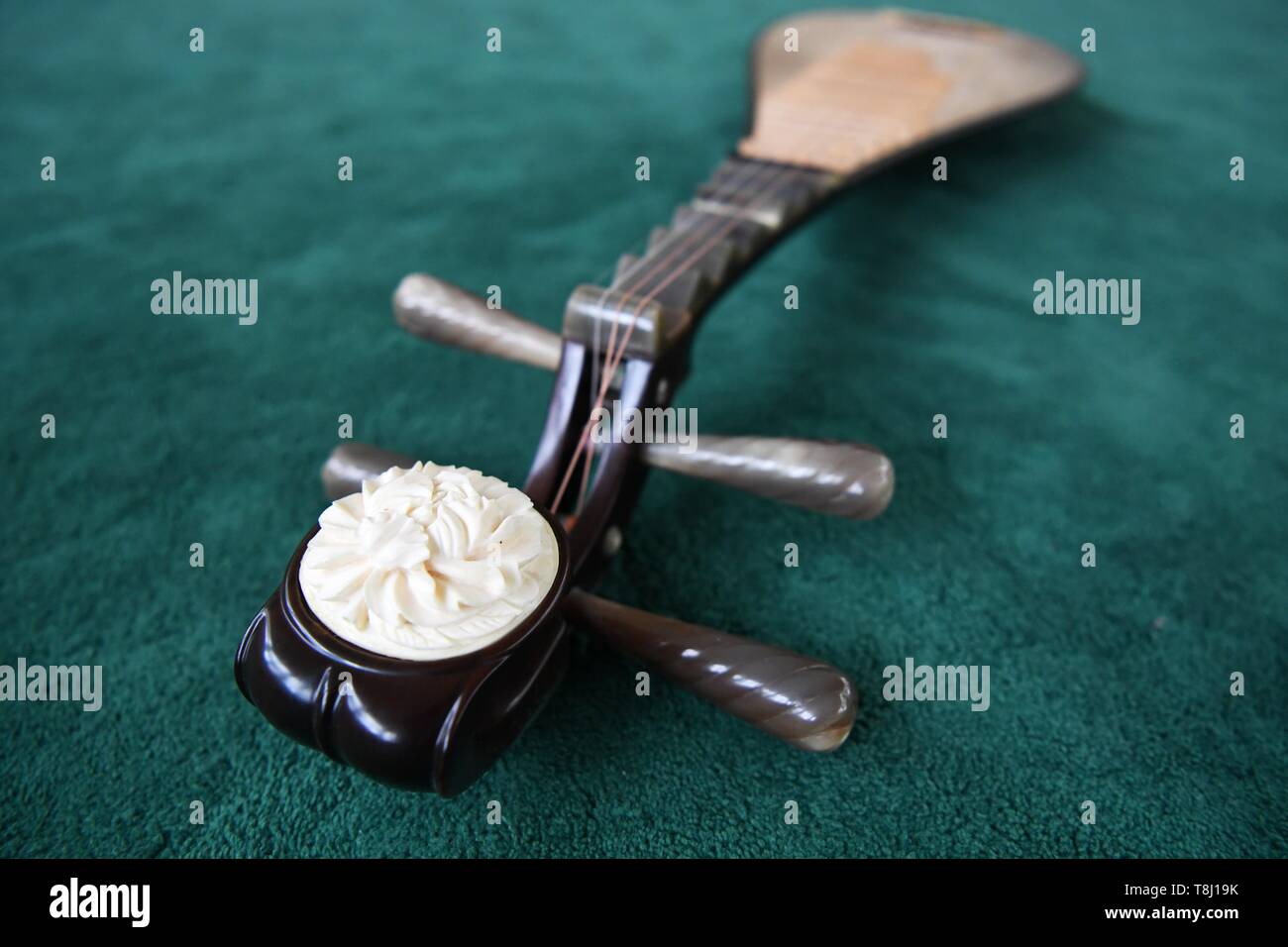 Dunhuang, China. 13th May, 2019. Pipa is pictured at Lanzhou ...