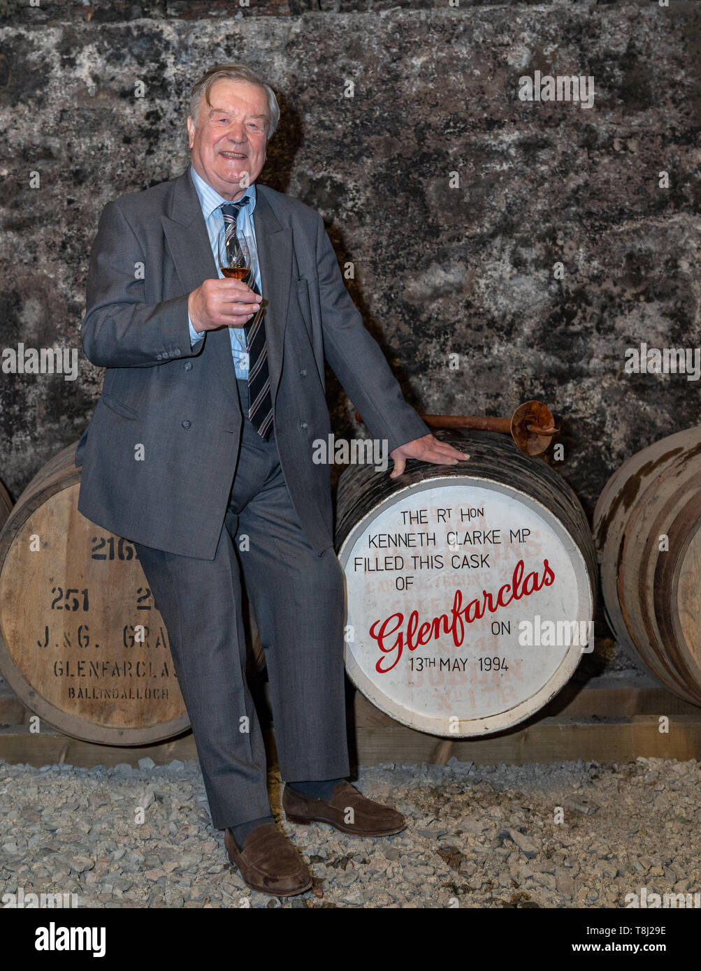 13 May 2019, Glenfarclas Distillery, Ballindaloch, Banffshire, Scotland ...