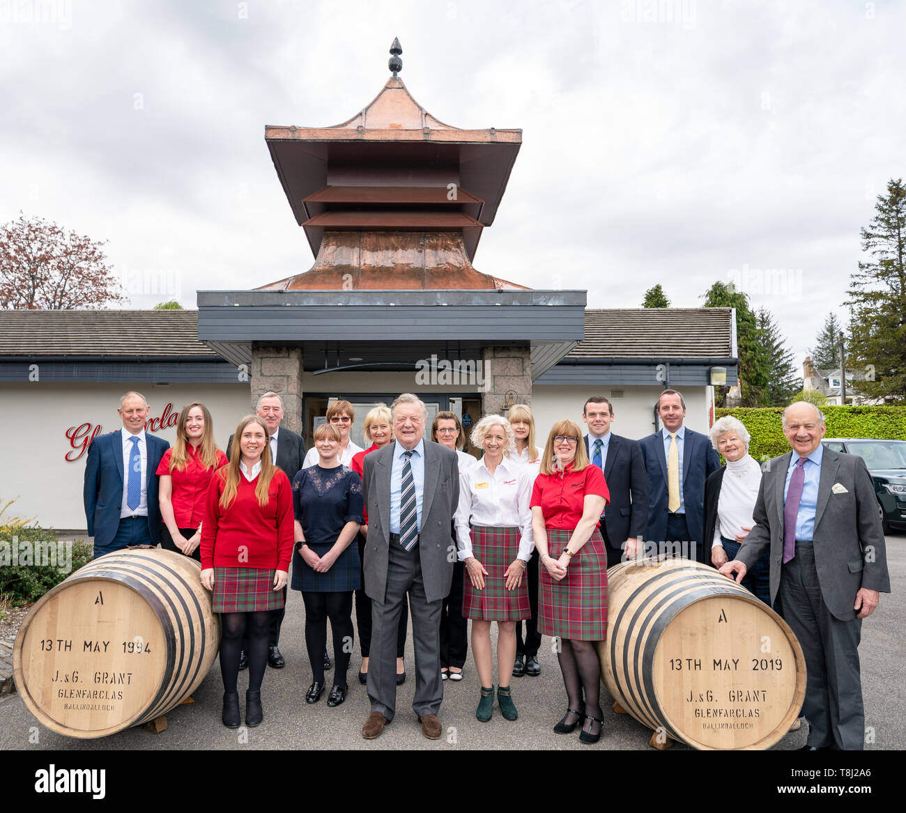 13 May 2019, Glenfarclas Distillery, Ballindaloch, Banffshire, Scotland ...