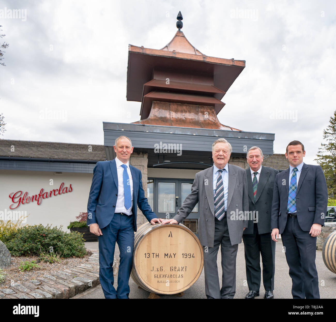 13 May 2019, Glenfarclas Distillery, Ballindaloch, Banffshire, Scotland ...