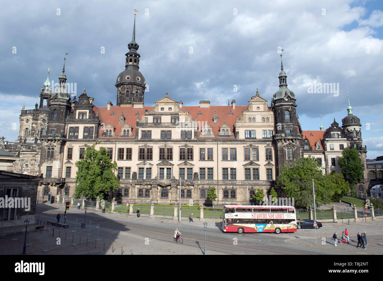 Dresden, Germany. 13th May, 2019. The Dresden Residenzschloss is a ...