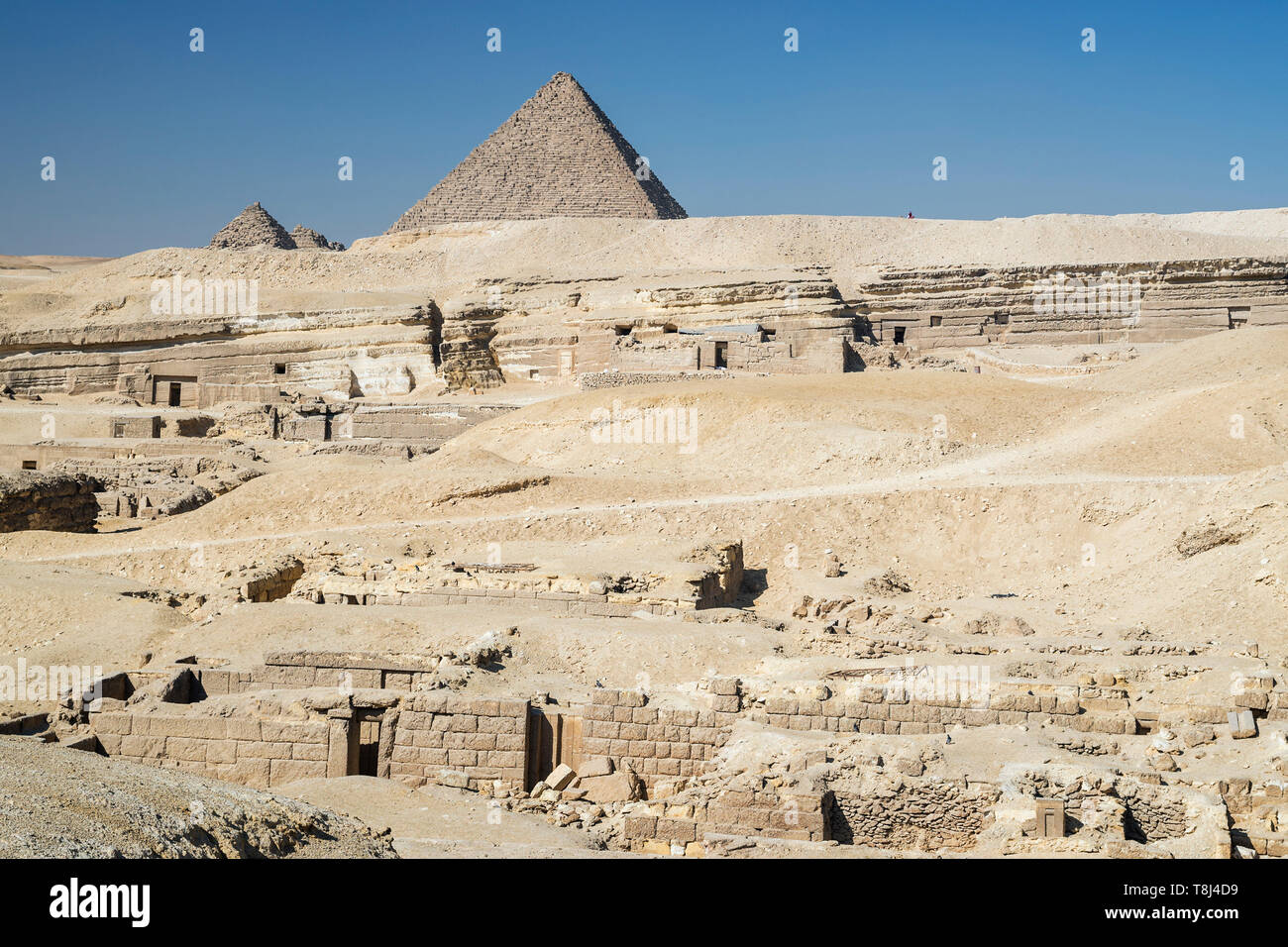 The Great Pyramid, Giza Plateau near Cairo, Egypt Stock Photo - Alamy